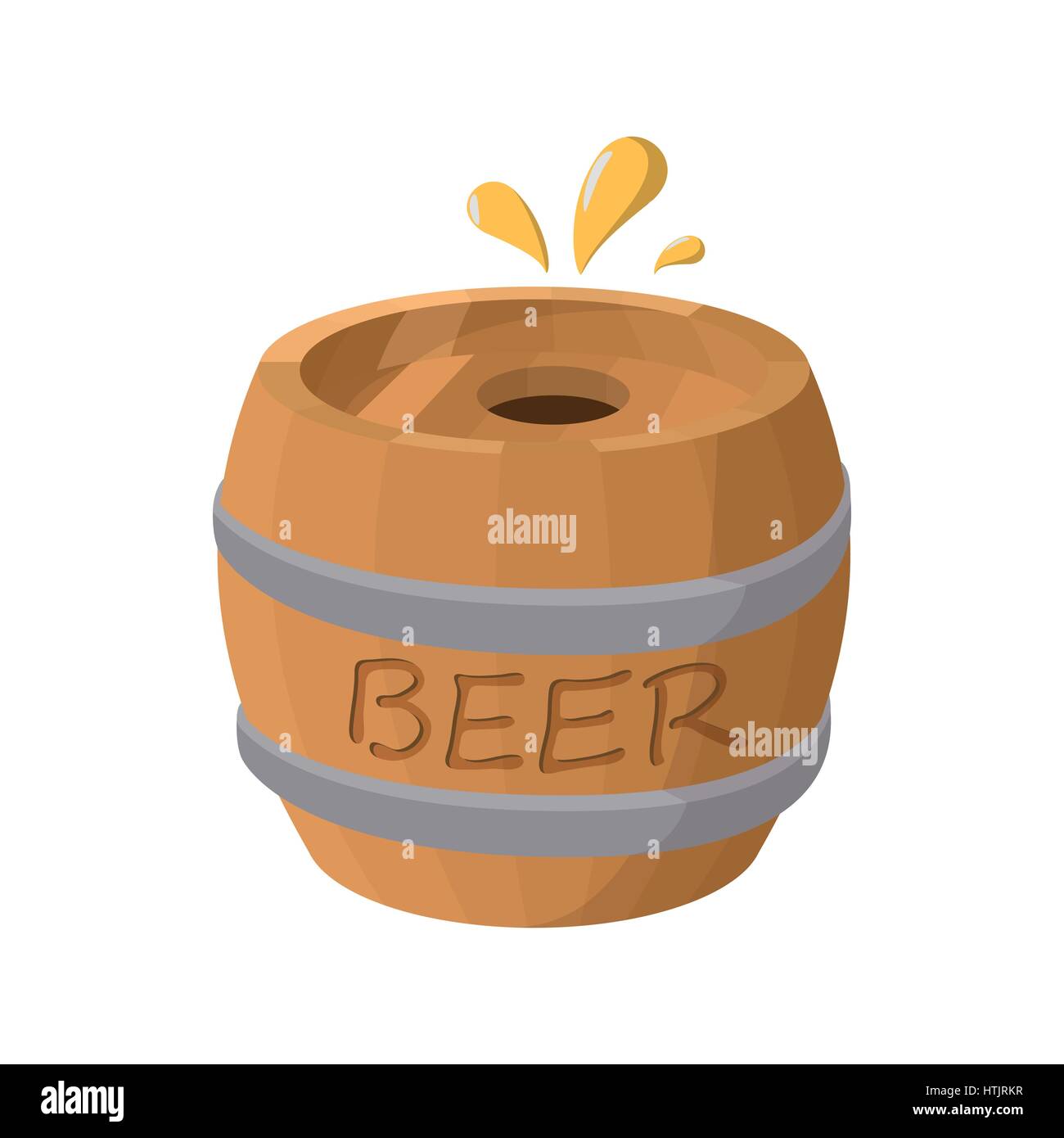 Cartoon beer barrel hi-res stock photography and images - Alamy