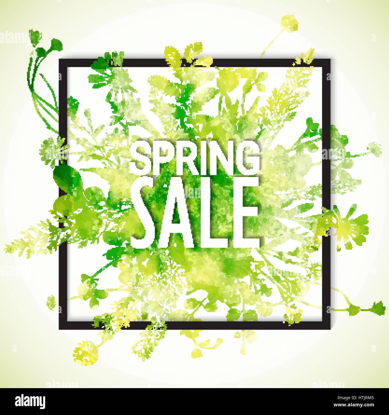Draw spring Stock Vector Images - Alamy