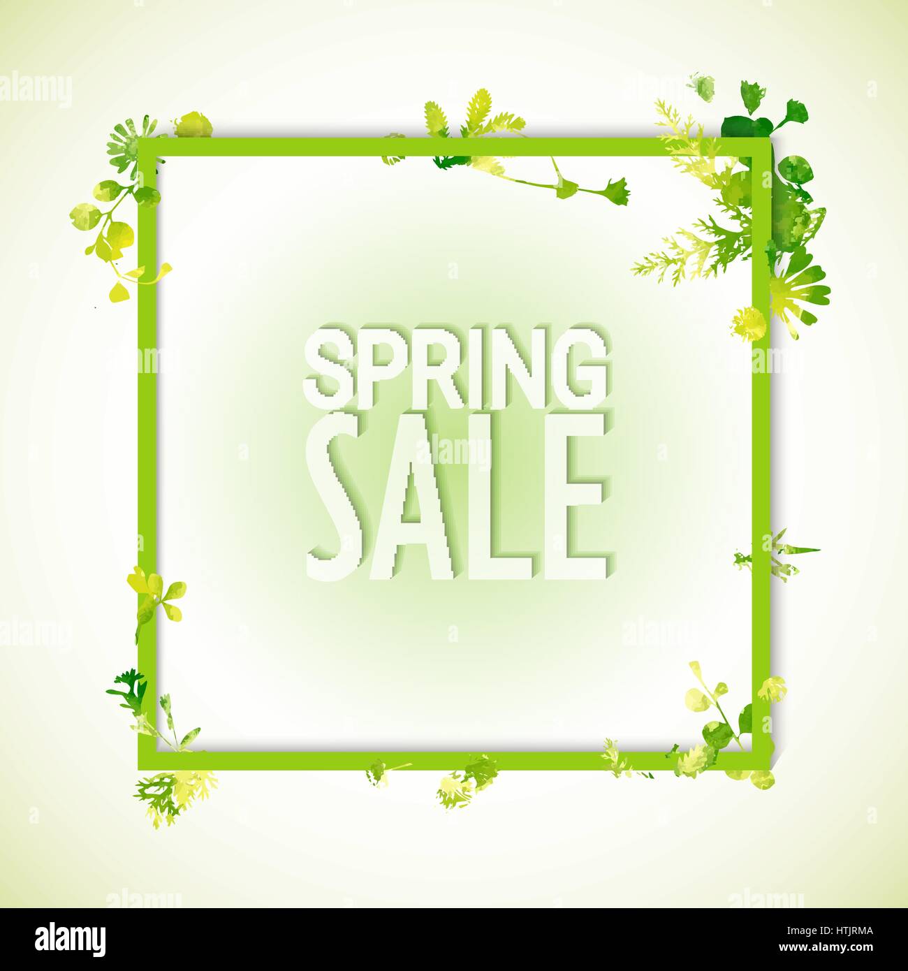 Draw spring Stock Vector Images - Alamy