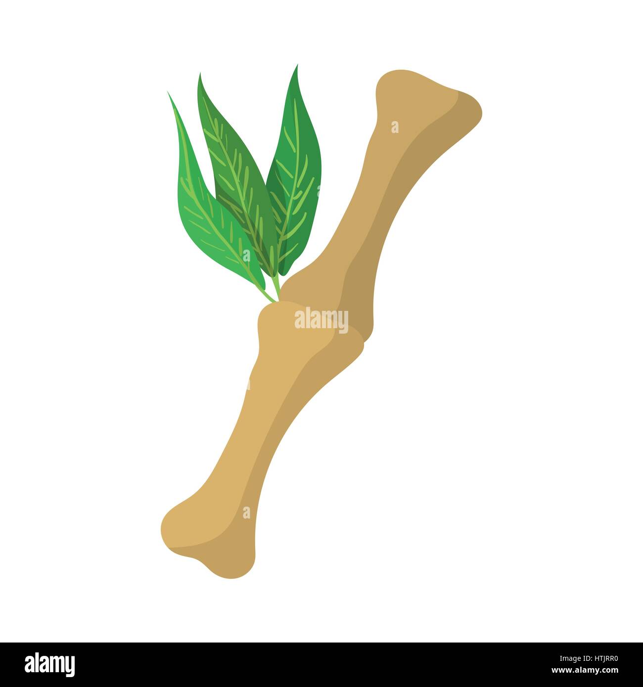 Cartoon trees with branches Cut Out Stock Images & Pictures - Alamy