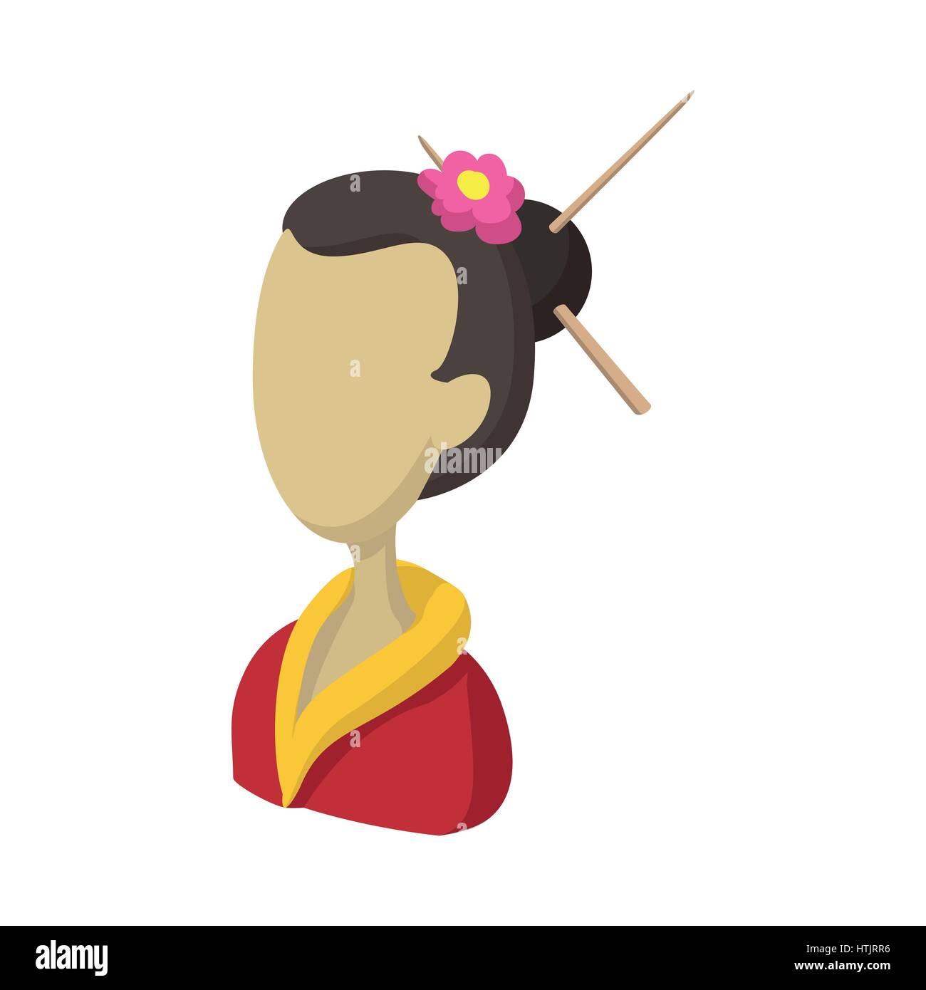 Geisha, cartoon style Stock Vector Image & Art - Alamy
