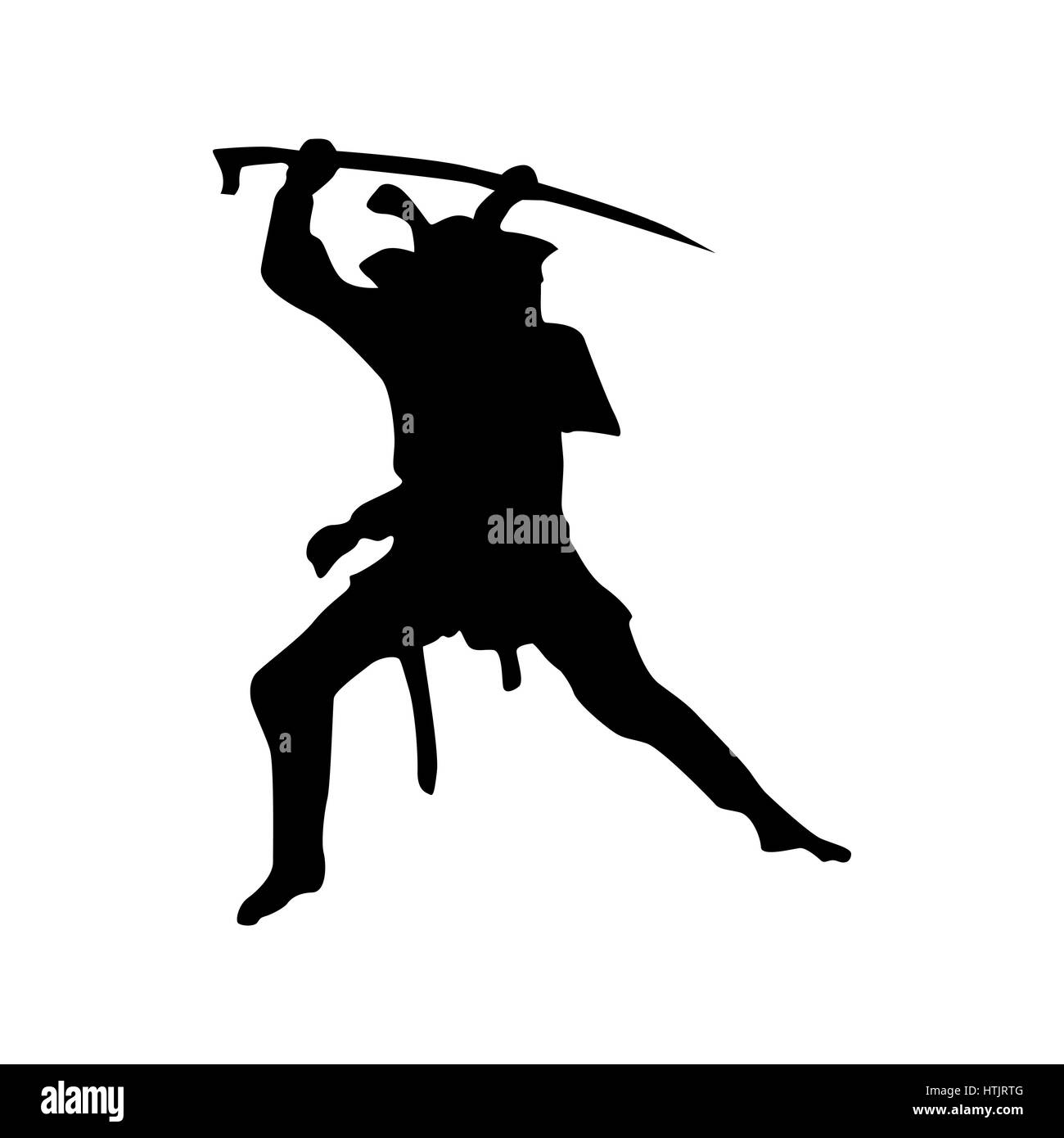 Samurai Silhouette Vector