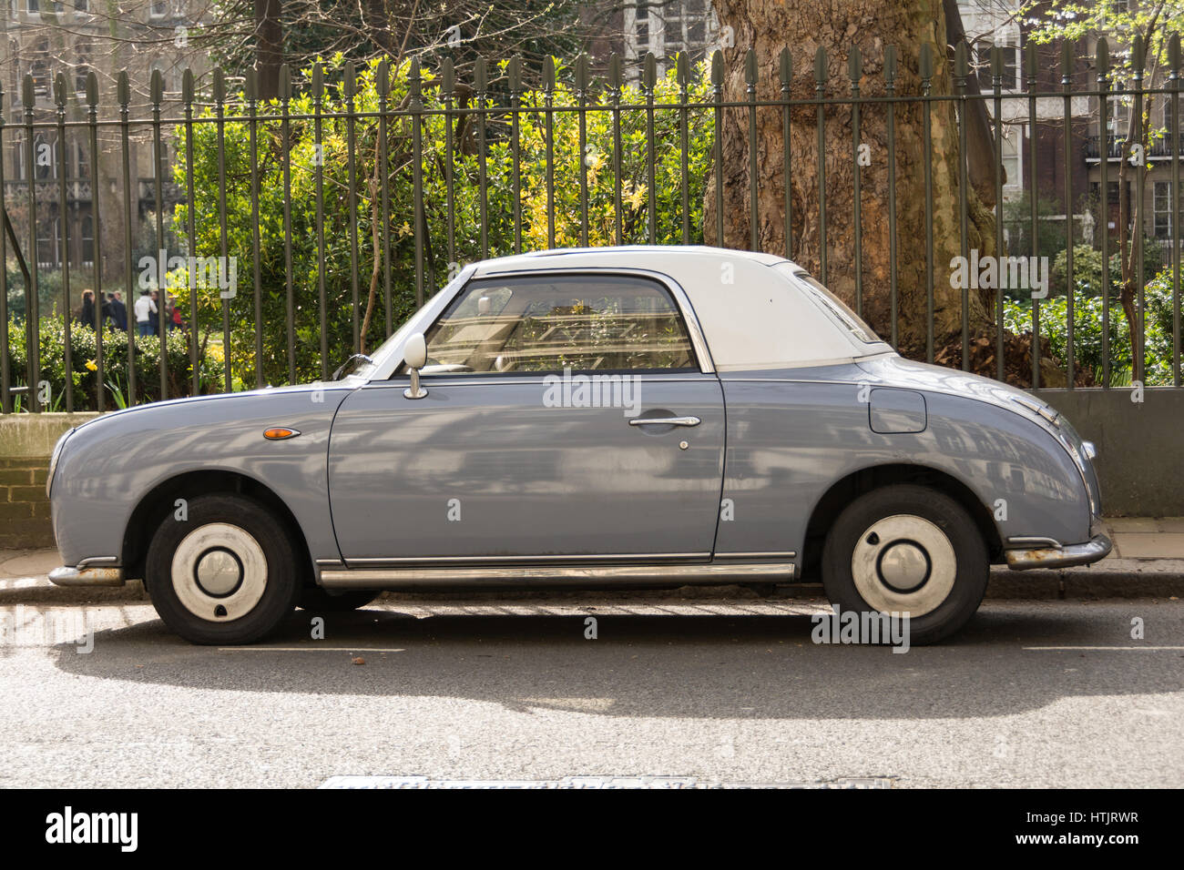 Lapis grey nissan figaro in hi-res stock photography and images - Alamy