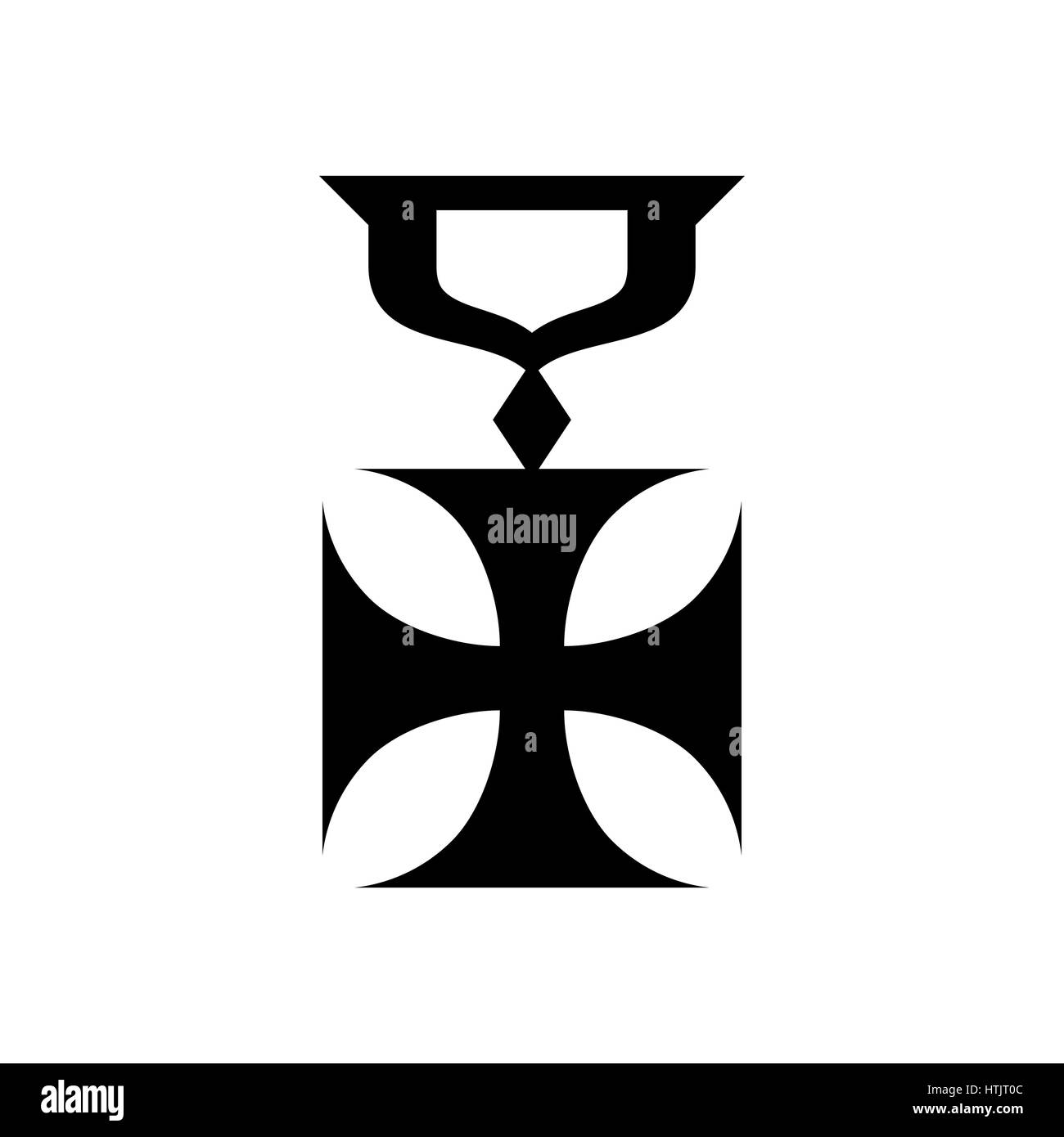 Gallantry cross Black and White Stock Photos & Images - Alamy