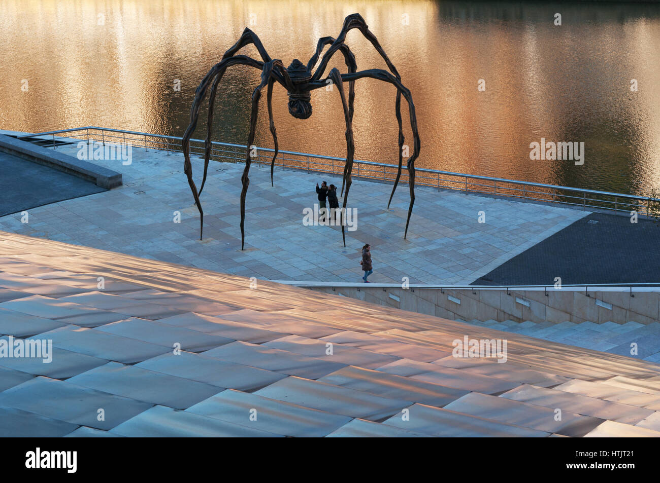 Maman, the giant spider sculpture by Louise Bourgeois at the exterior ...