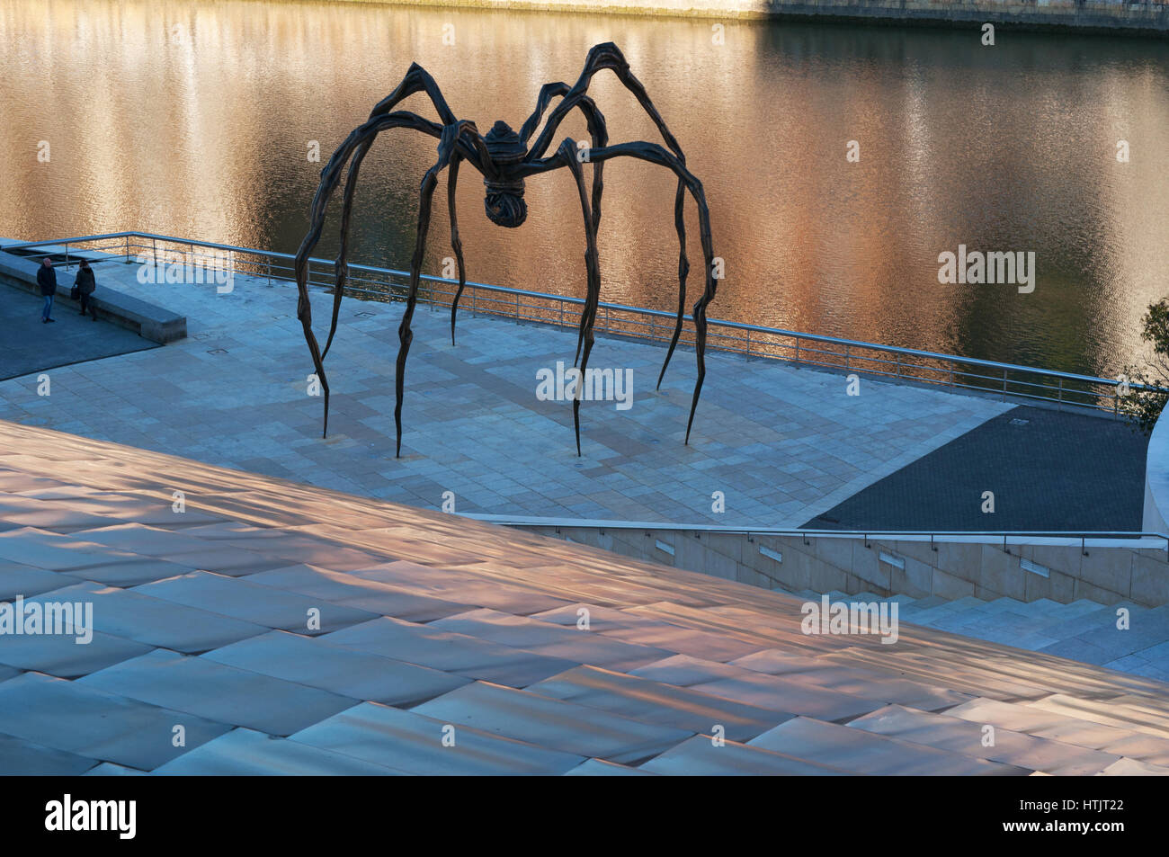 Maman, the giant spider sculpture by Louise Bourgeois at the exterior ...