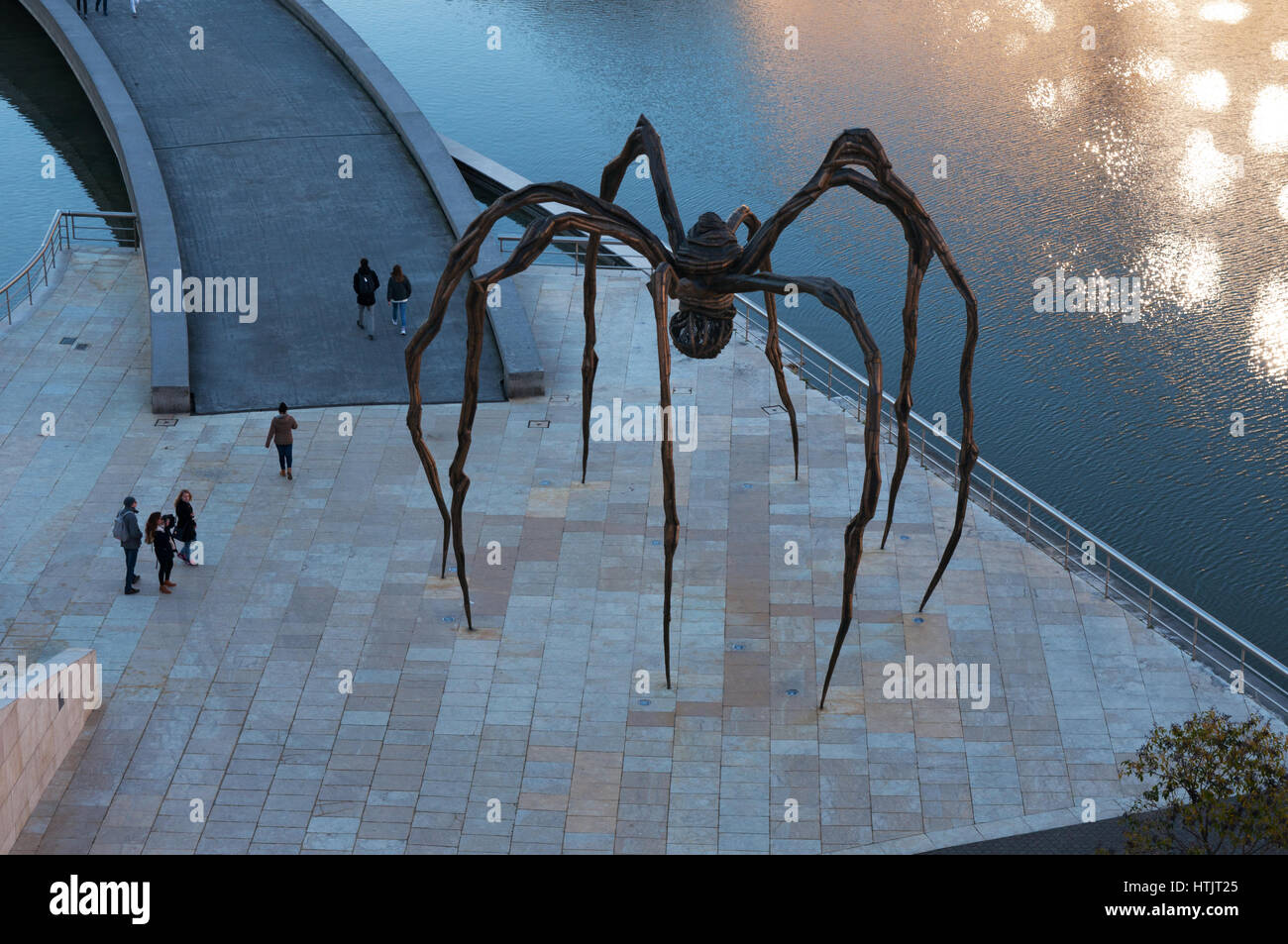 Maman, the giant spider sculpture by Louise Bourgeois at the exterior ...