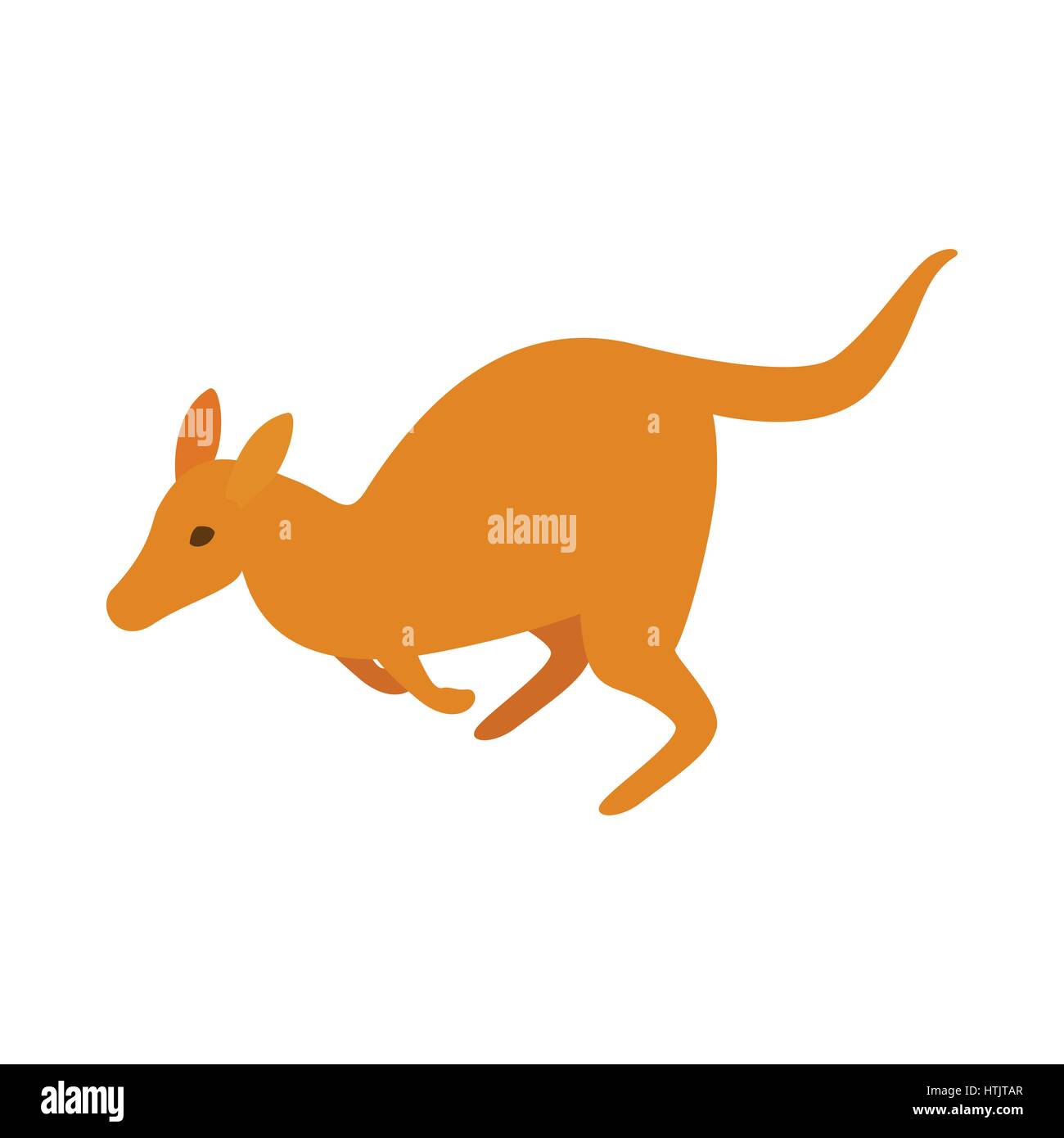 Australian kangaroo icon, isometric 3d style Stock Vector Image & Art ...