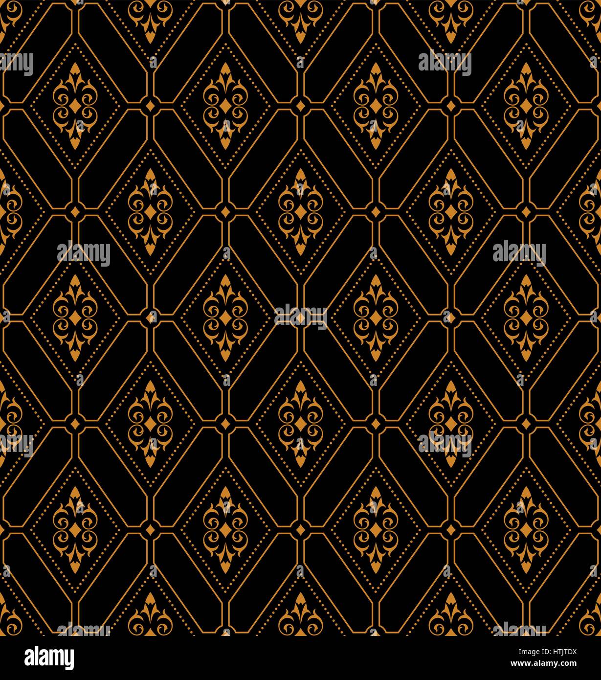 Vector seamless pattern. Luxury gold royal texture. Pattern can be used ...