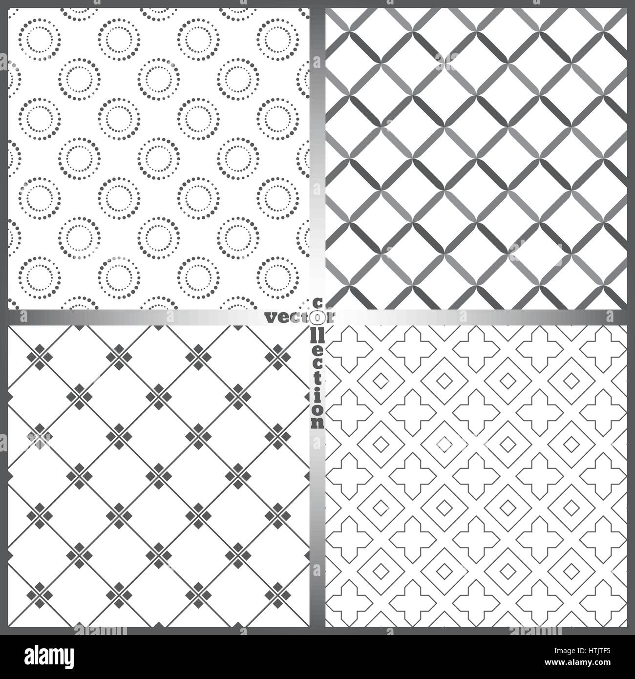 Seamless Pattern Set Of Four Abstract Textured Backgrounds Modern Stylish Textures Regularly