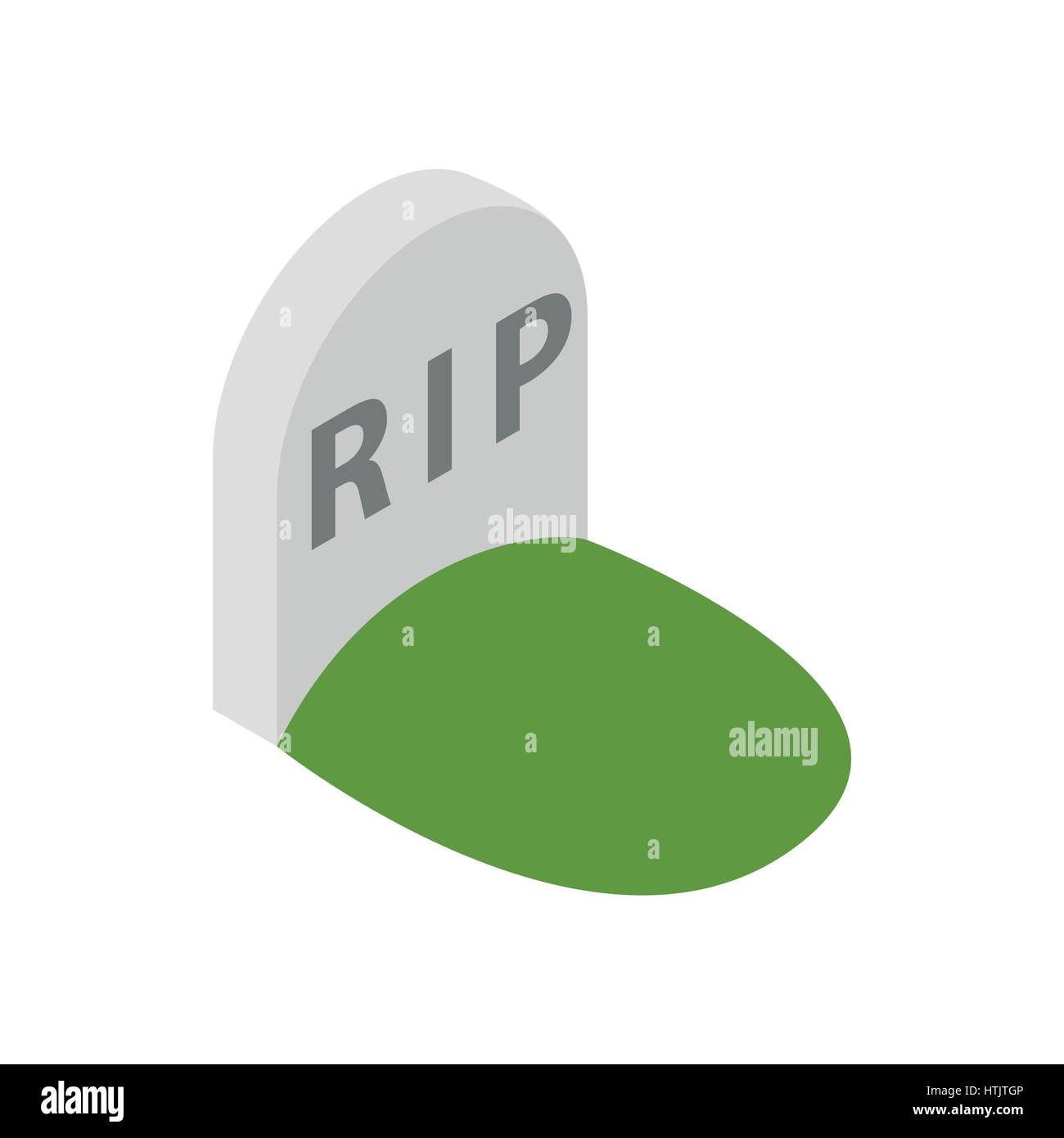 Tombstone with RIP icon, isometric 3d style Stock Vector Image & Art ...