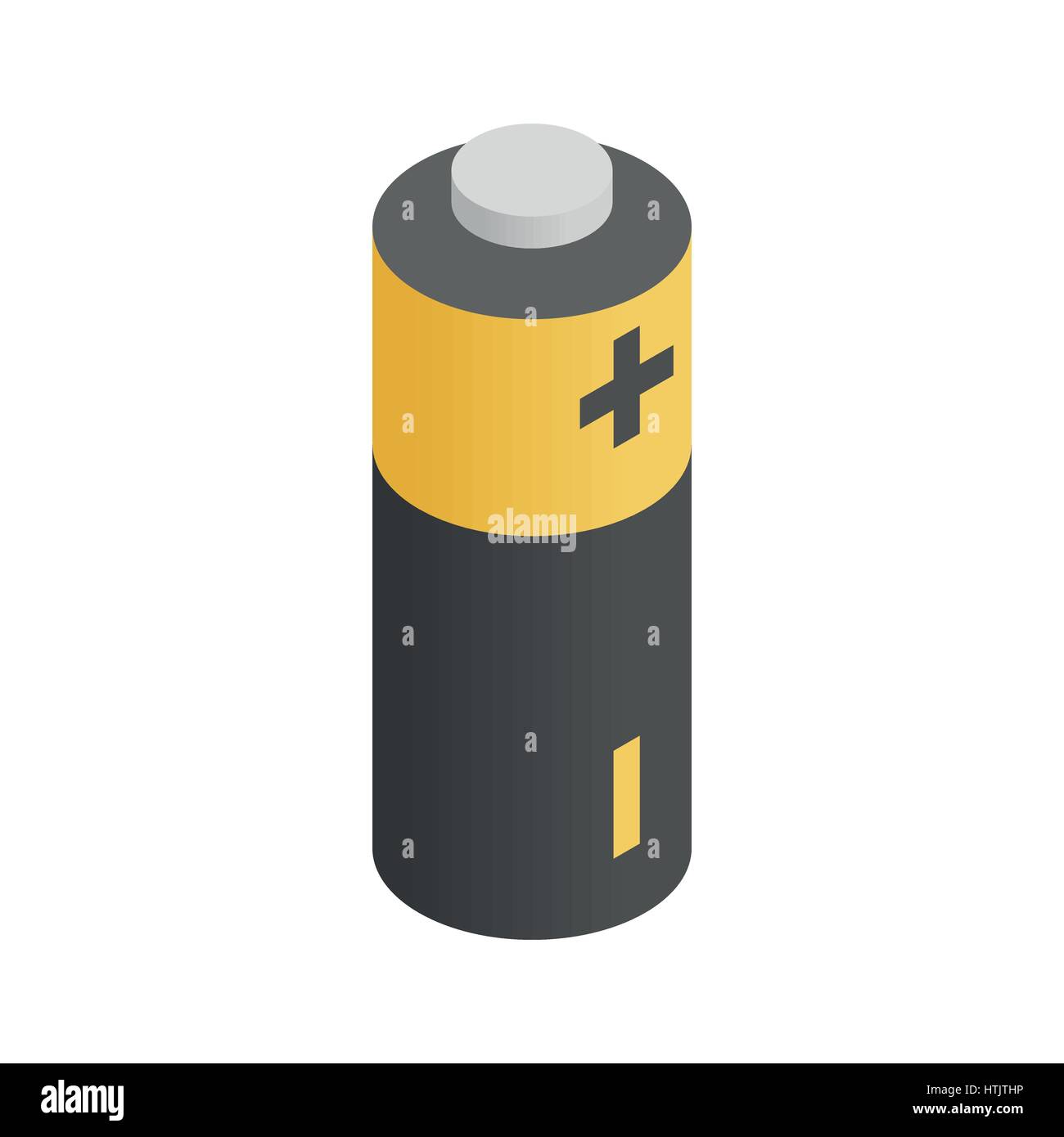 Battery icon, isometric 3d style Stock Vector Image & Art - Alamy