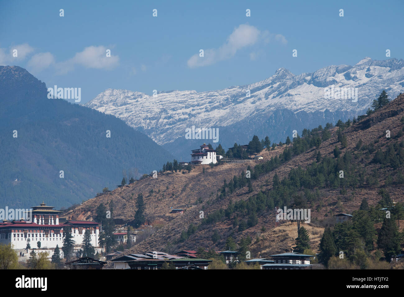 Bhutan, Paro, capital of Paro District aka Dzongkhag Stock Photo - Alamy