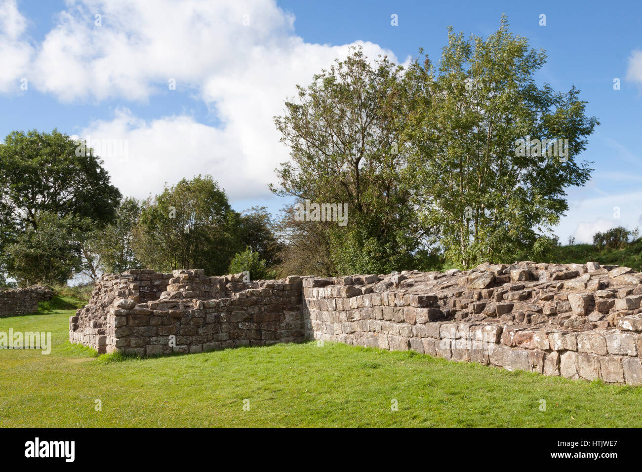 Hadrians Wall The Remains Of The Banks East Roman Turret Turret 52a A Little West Of