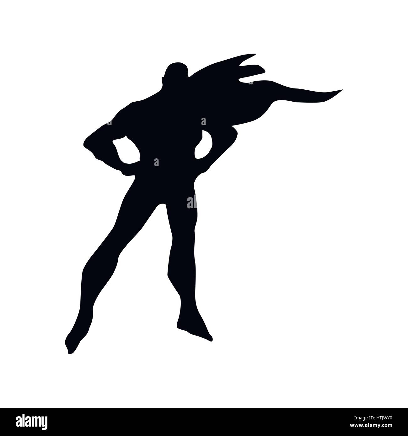 Bodybuilder pose black Cut Out Stock Images & Pictures - Alamy