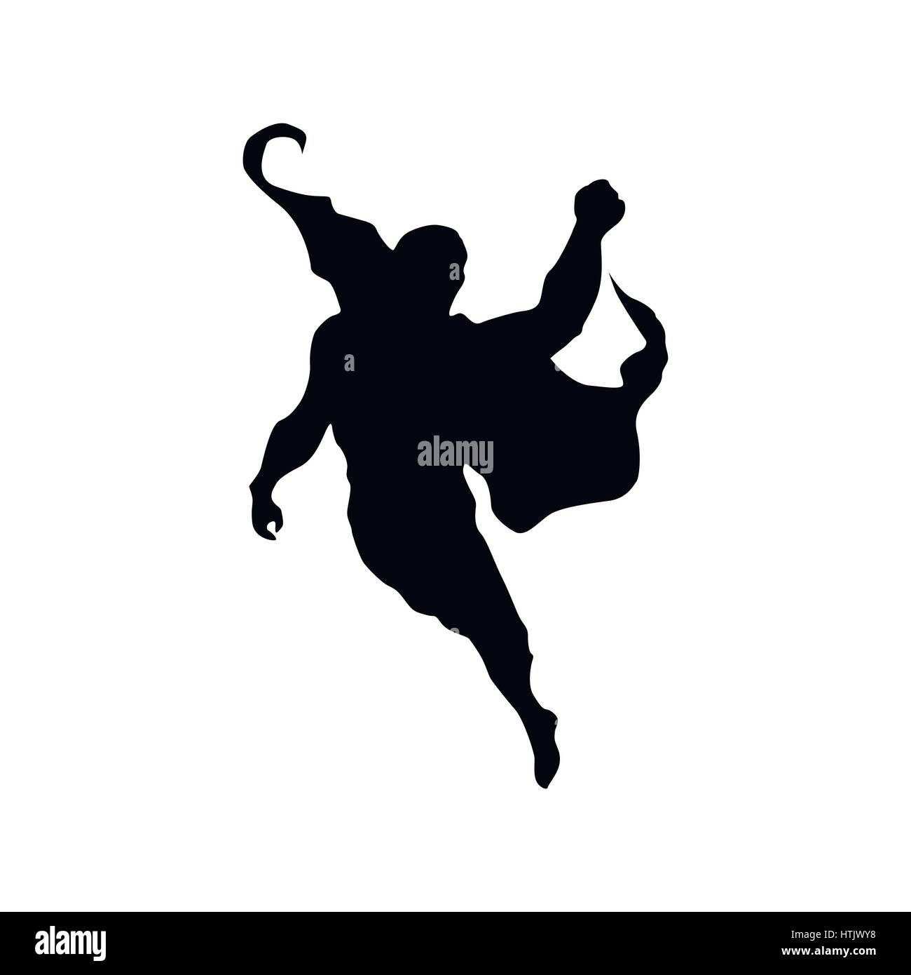 Superhero Silhouette Vector