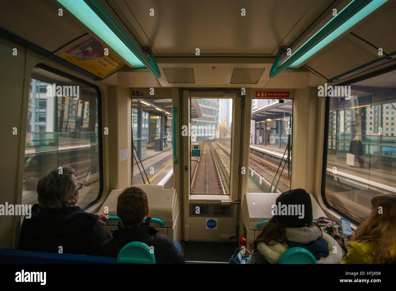 Dlr train interior hi-res stock photography and images - Alamy