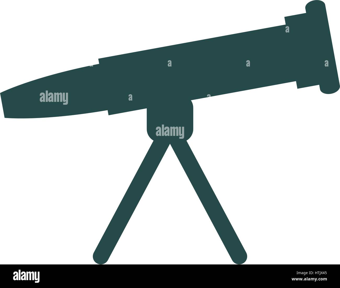 spyglass icon illustrated on a white background in vector Stock Vector ...
