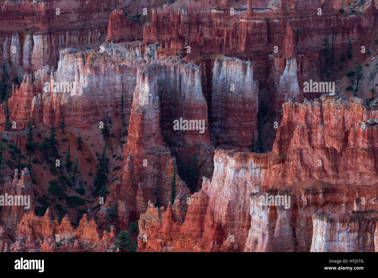 Bryce Amphitheater rock formation, Bryce Canyon National Park, UT, USA ...