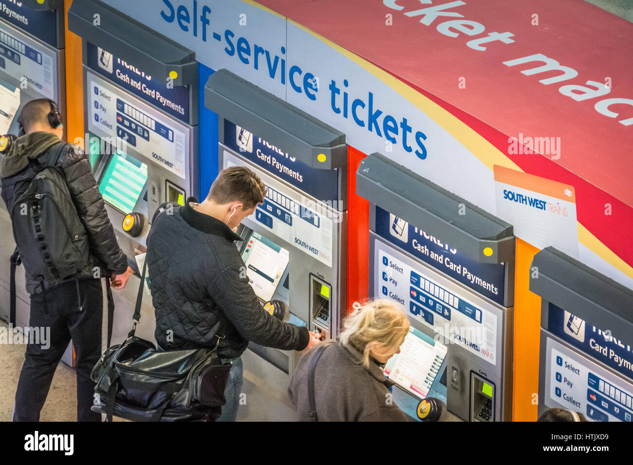 Waiting ticket machine hi-res stock photography and images - Alamy