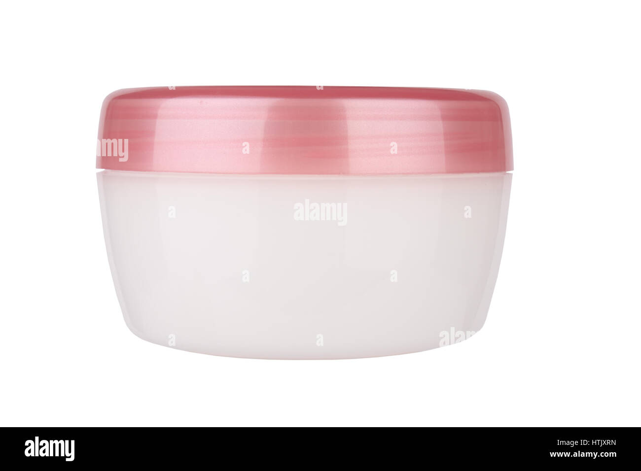 Clean pink plastic cream tube for skin isolated on white Stock Photo ...