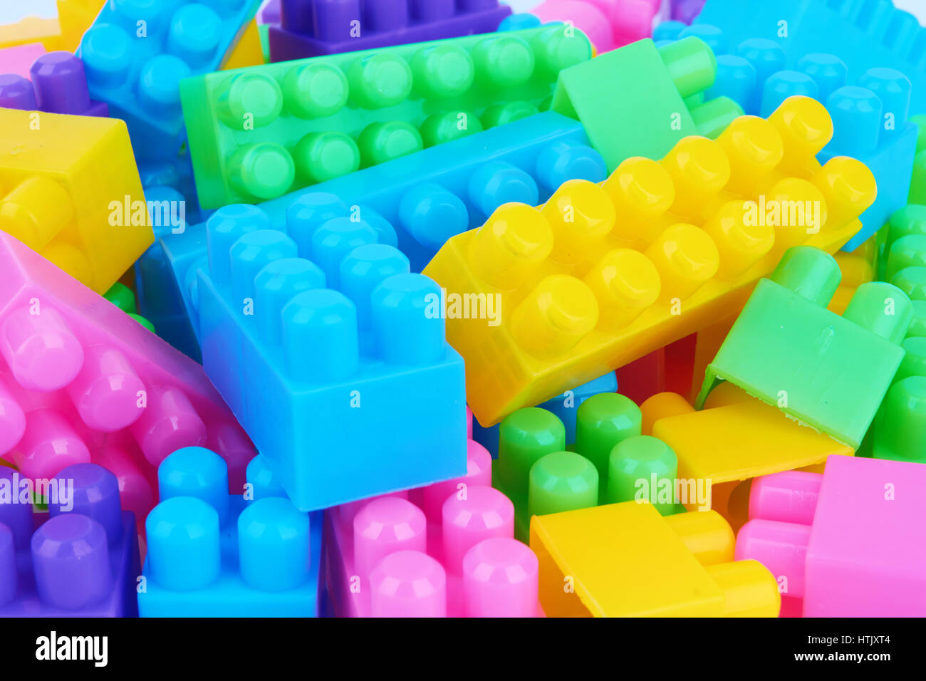 plastic toy bricks as a background Stock Photo - Alamy