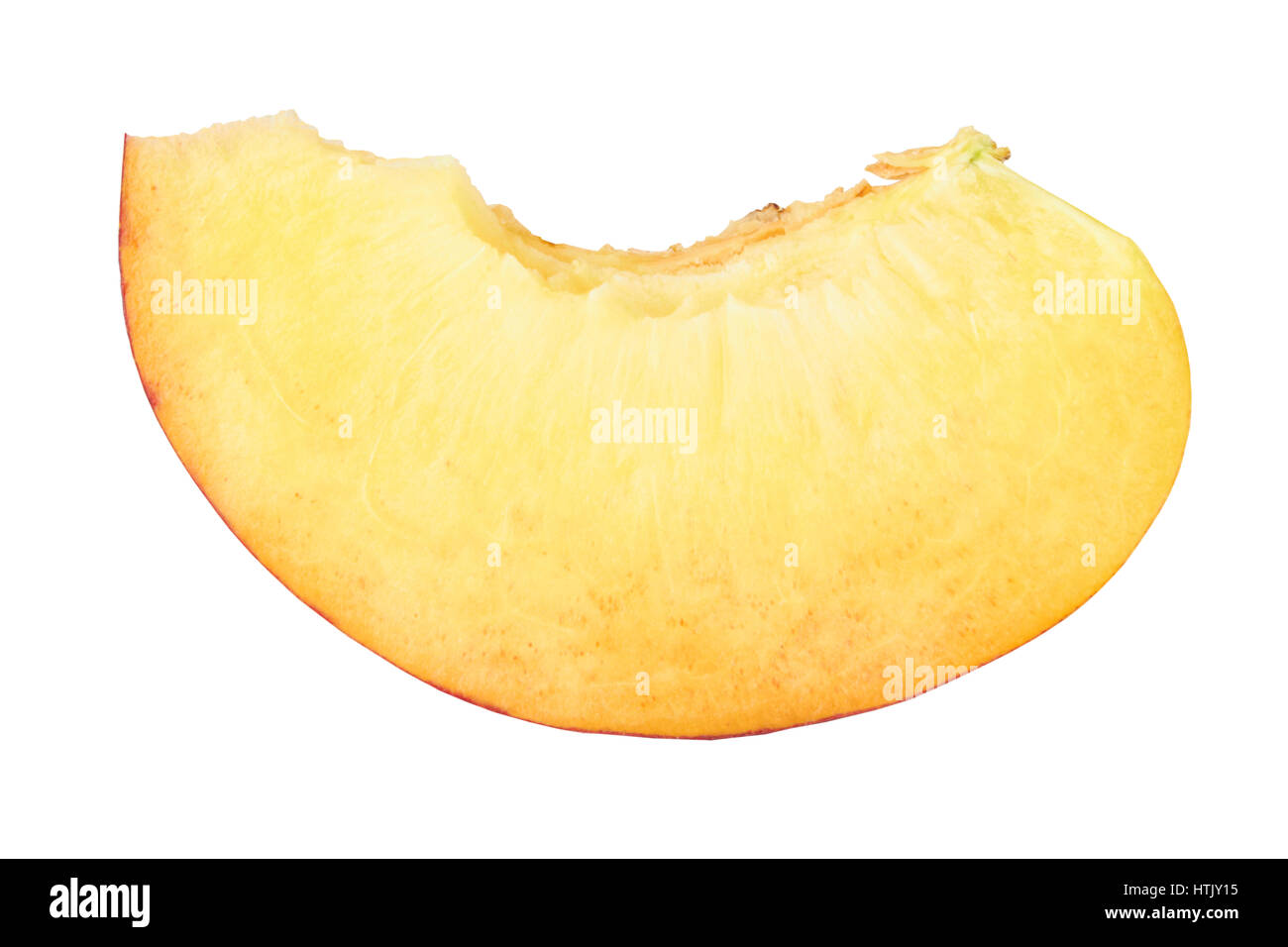 slice of peach isolated Stock Photo - Alamy