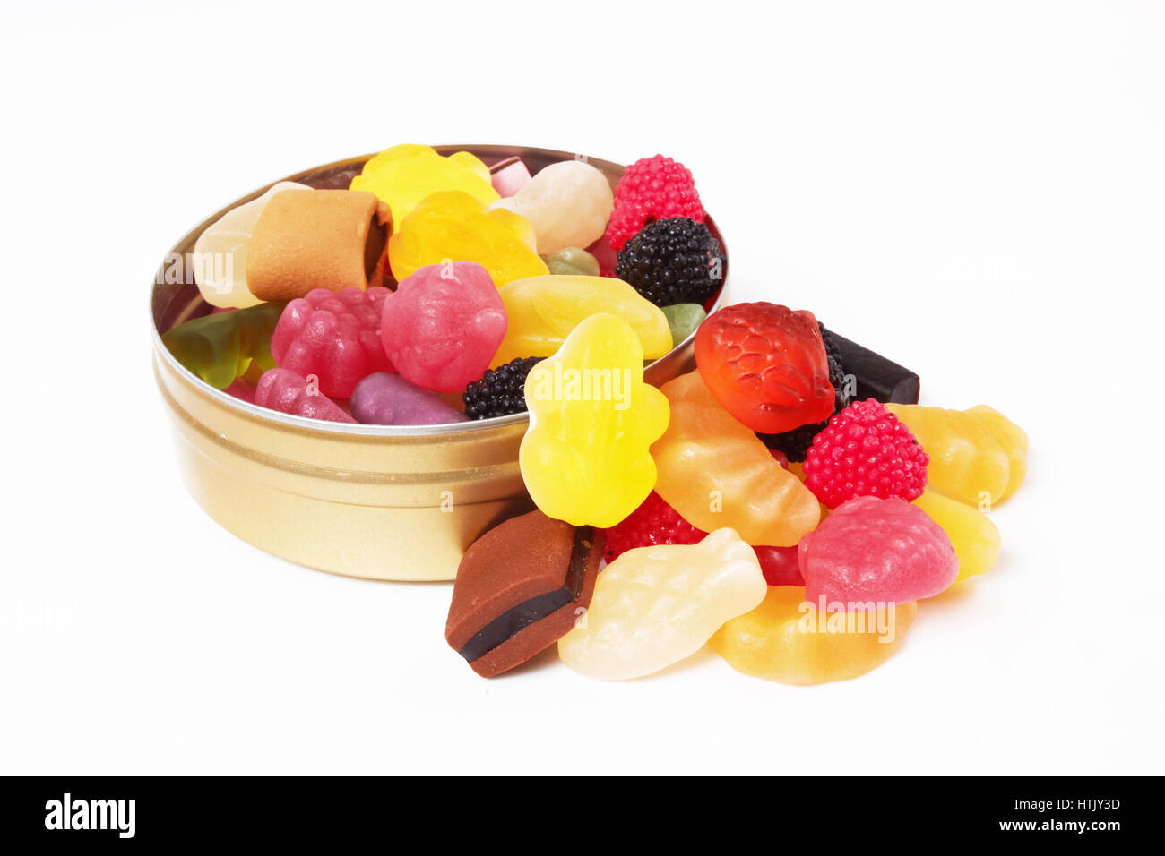 Set different bright candies Cut Out Stock Images & Pictures - Alamy