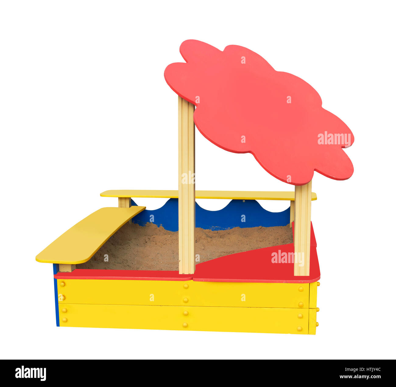 sandbox isolated on a white background Stock Photo - Alamy