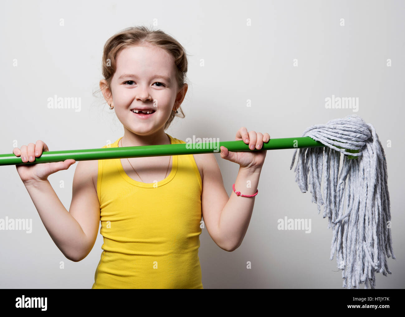 Junior helper MOP Stock Photo - Alamy