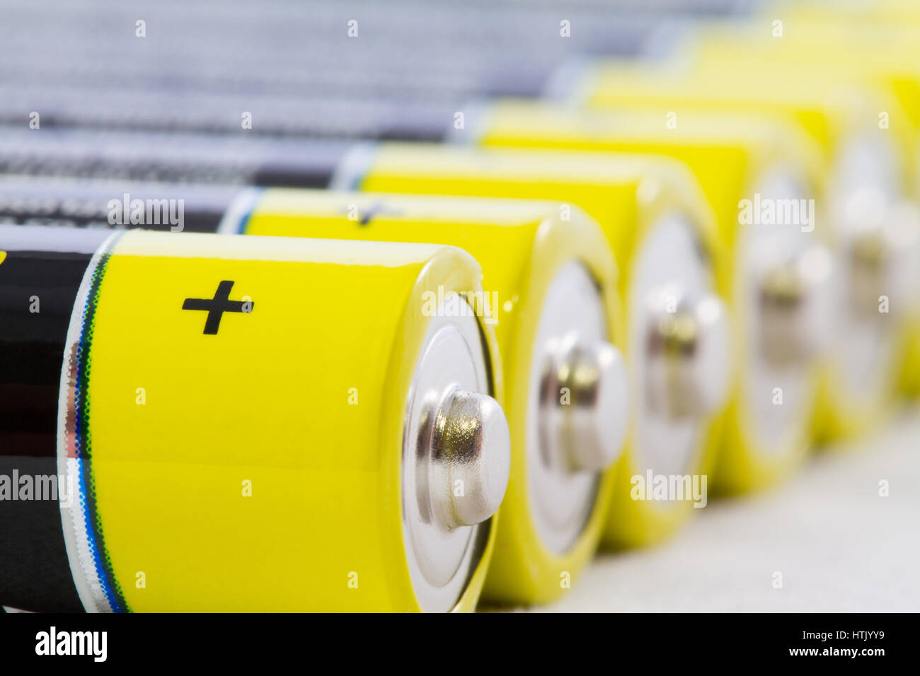 Yellow batteries hi-res stock photography and images - Alamy