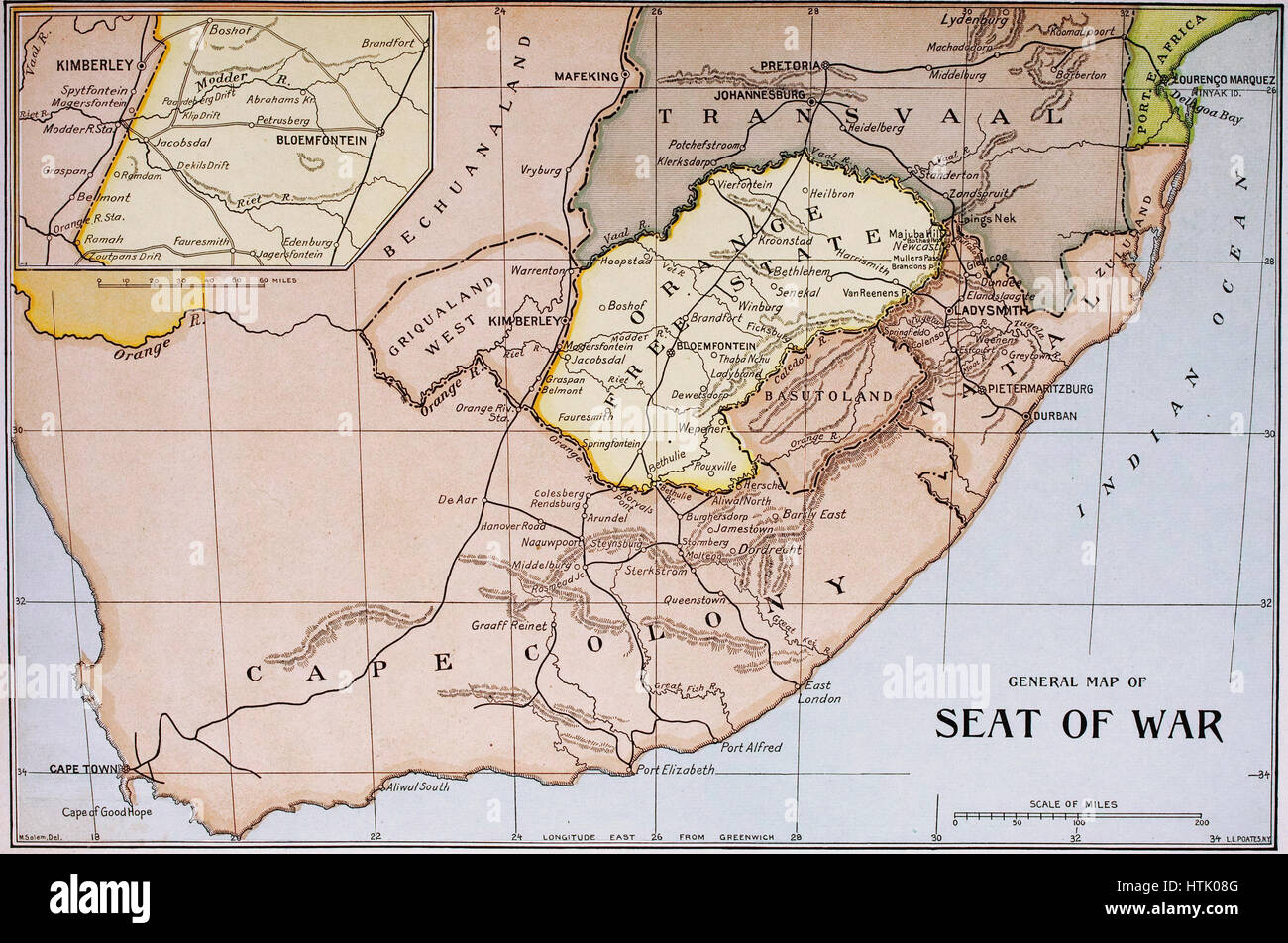 Boer War Map