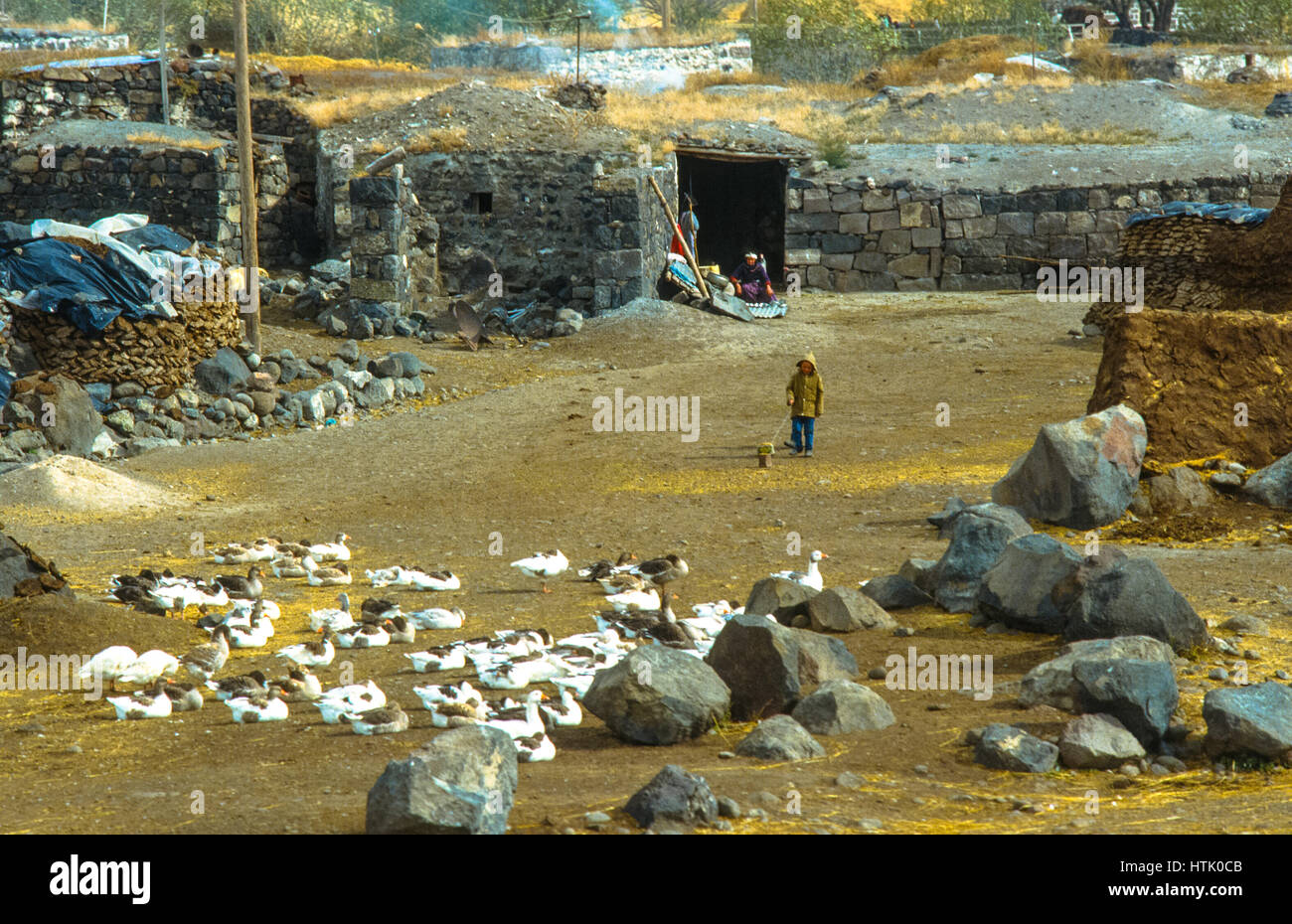 poor village in eastern Turkey Stock Photo - Alamy