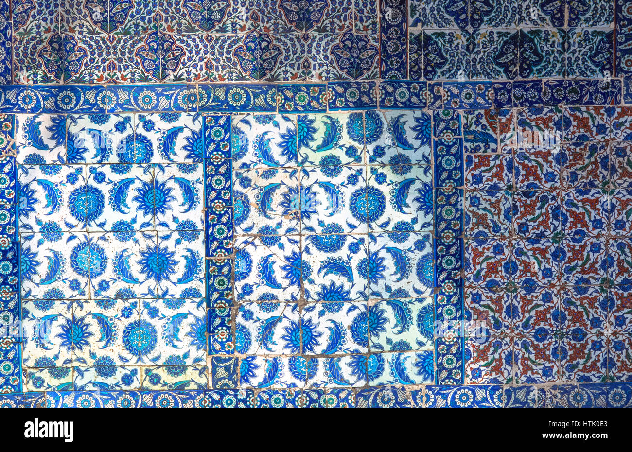 colourful tiles at mosque in istanbul Stock Photo - Alamy