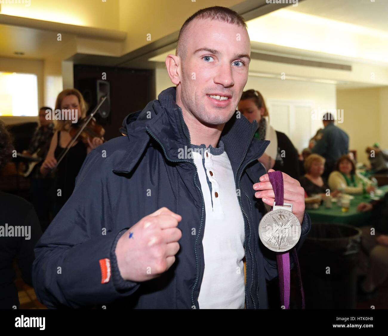 Irish Olympic silver medal winning boxer John Joe Nevin awaits the ...