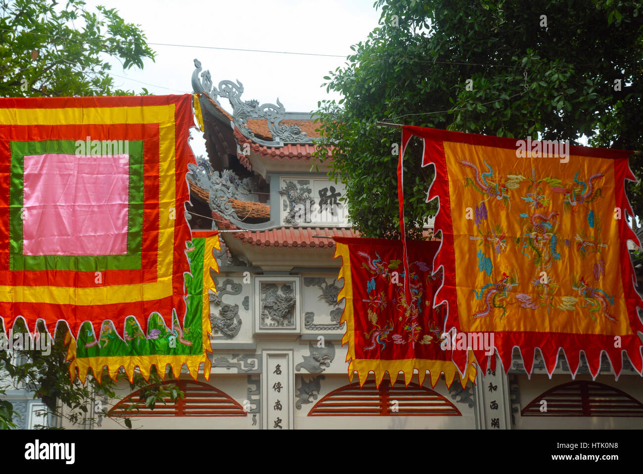 Flags and Banners, Hanoi, Vietnam Stock Photo - Alamy