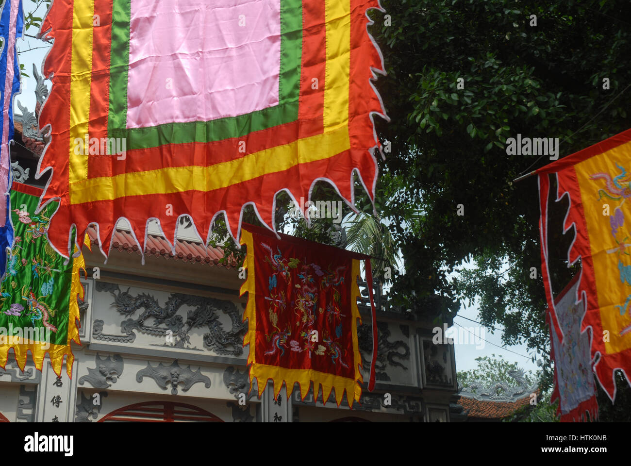Flags and Banners, Hanoi, Vietnam Stock Photo - Alamy