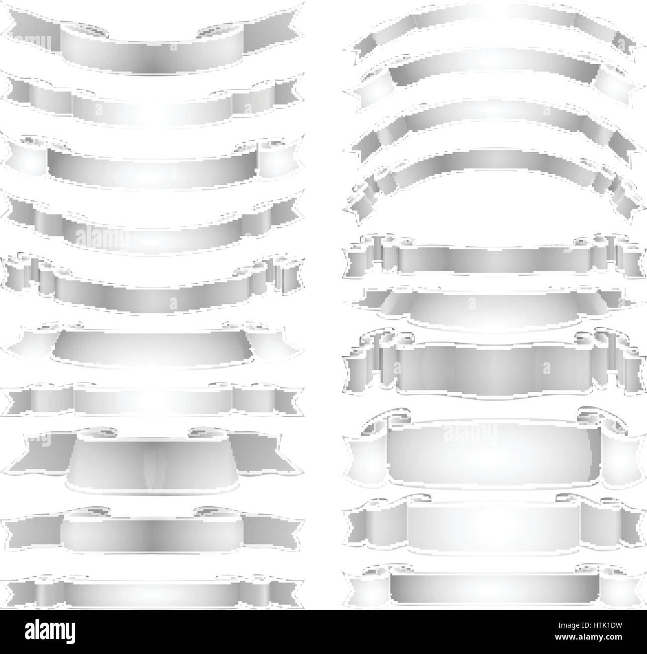 vector ribbons set Stock Vector Image & Art - Alamy