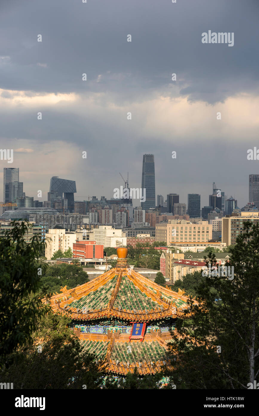 Cityscape of Beijing Stock Photo - Alamy