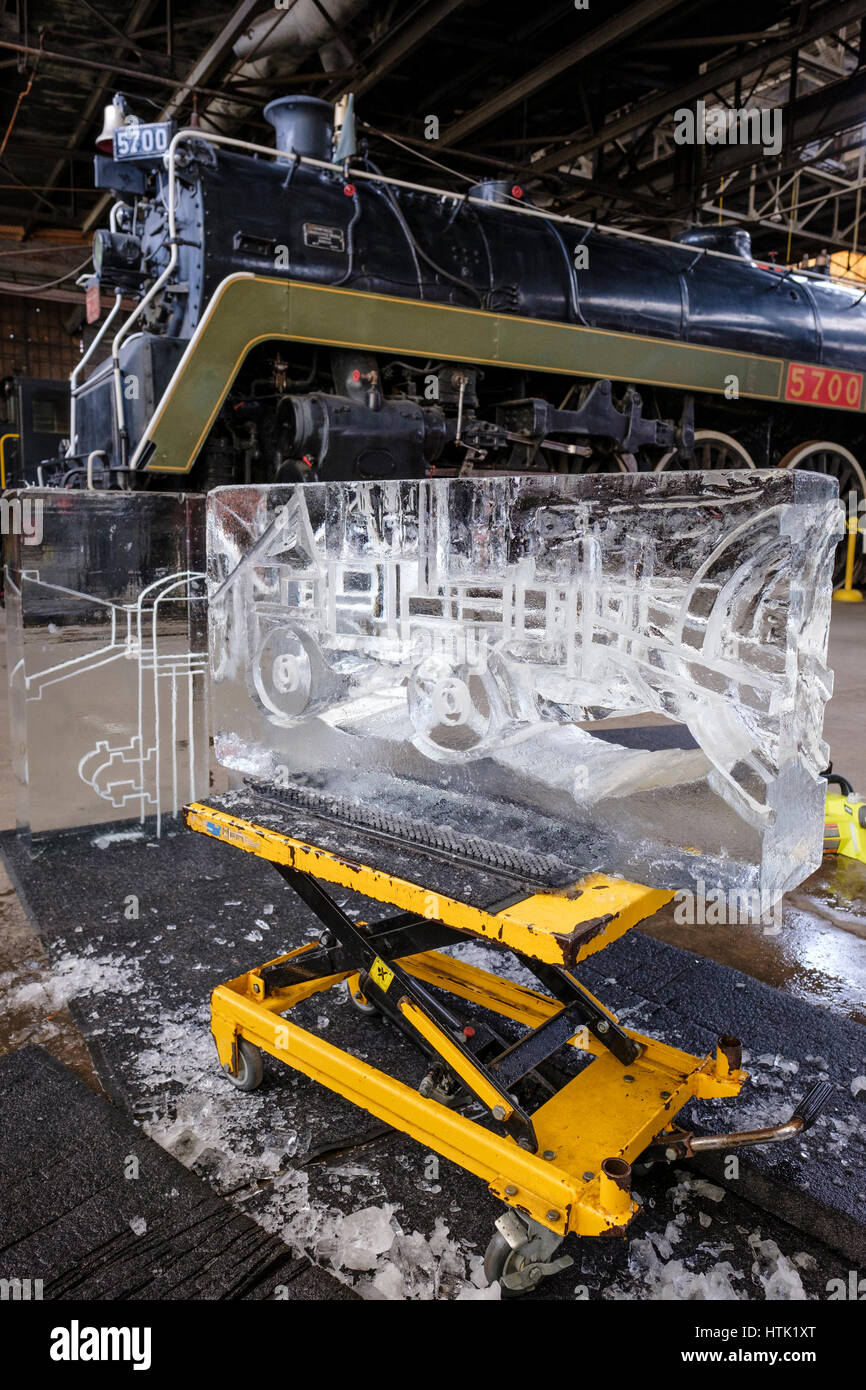 Canadian national railroad museum steam hi-res stock photography and ...