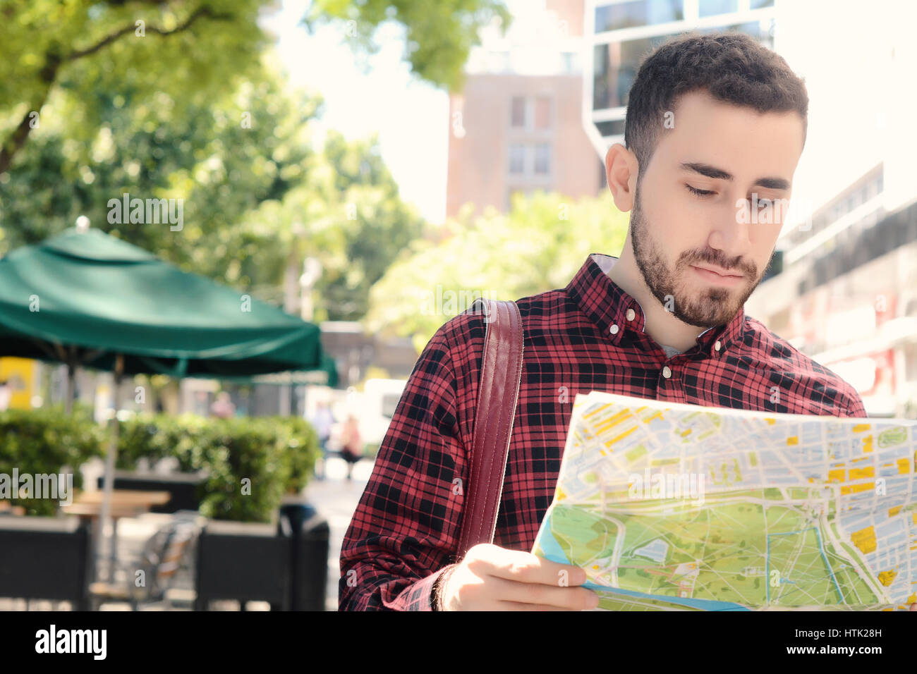 Handsome tourist hi-res stock photography and images - Alamy