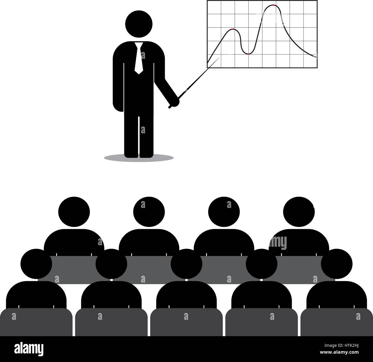 Financial planning board icon hi-res stock photography and images - Alamy