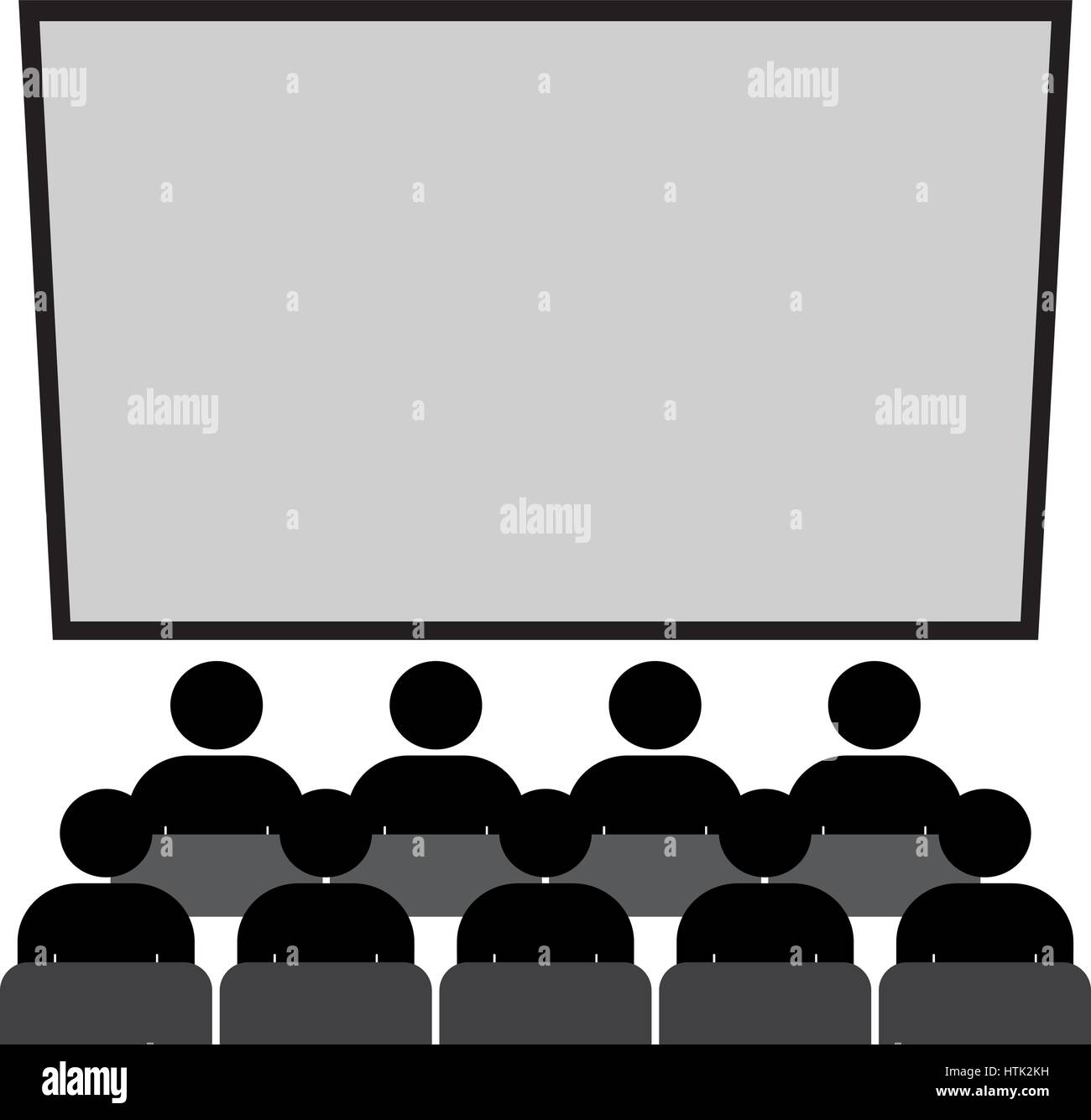Audience rows Stock Vector Images - Alamy