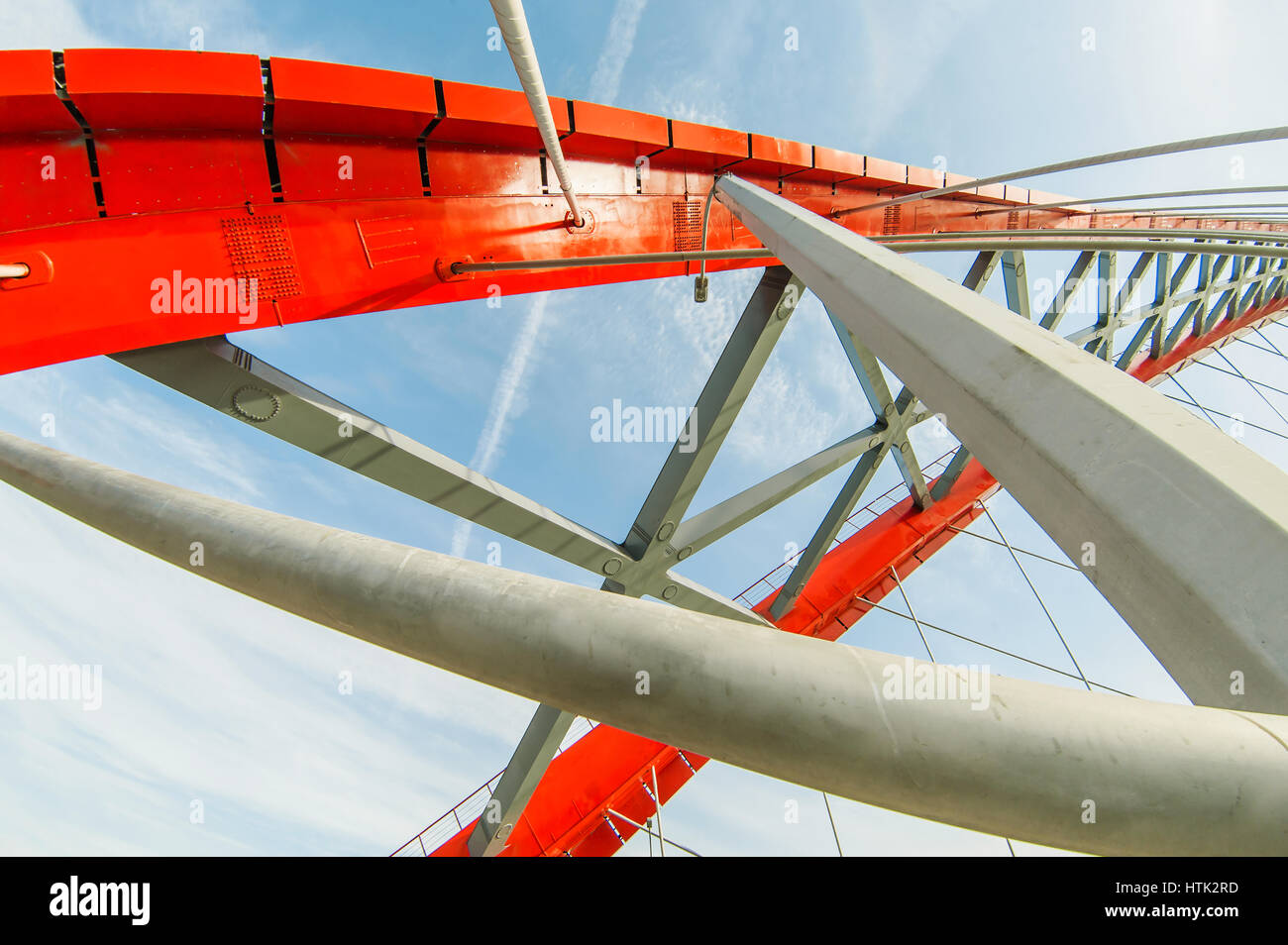 Red Metal Beams High Resolution Stock Photography and Images - Alamy