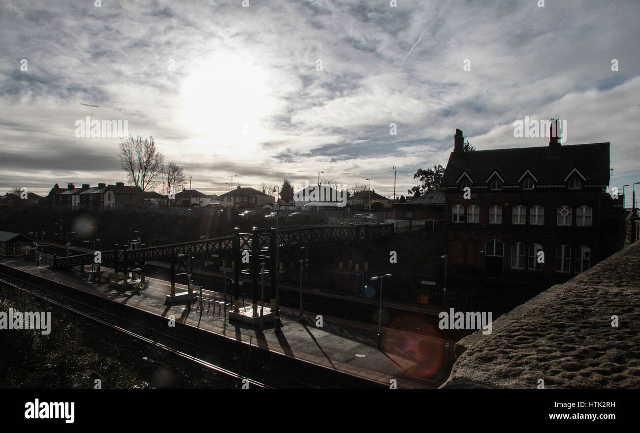 Hunts Cross Railway Station High Resolution Stock Photography and ...