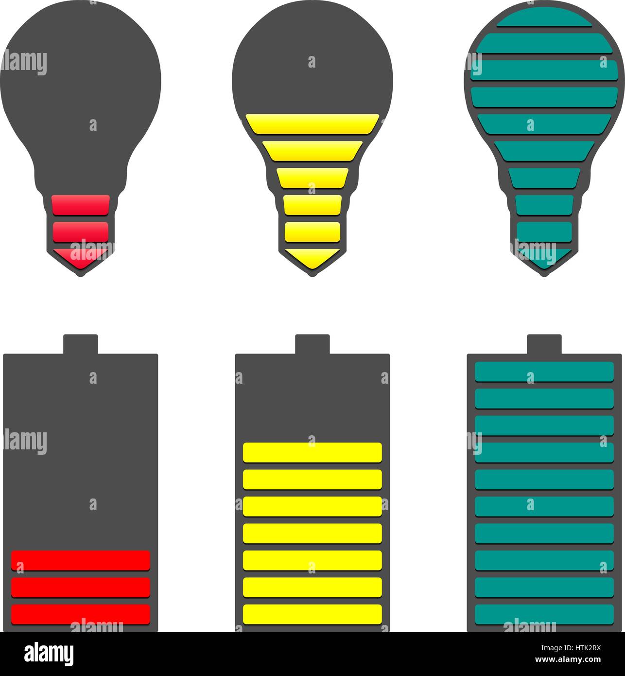 Set the battery level indicator and the level of lighting, part two ...