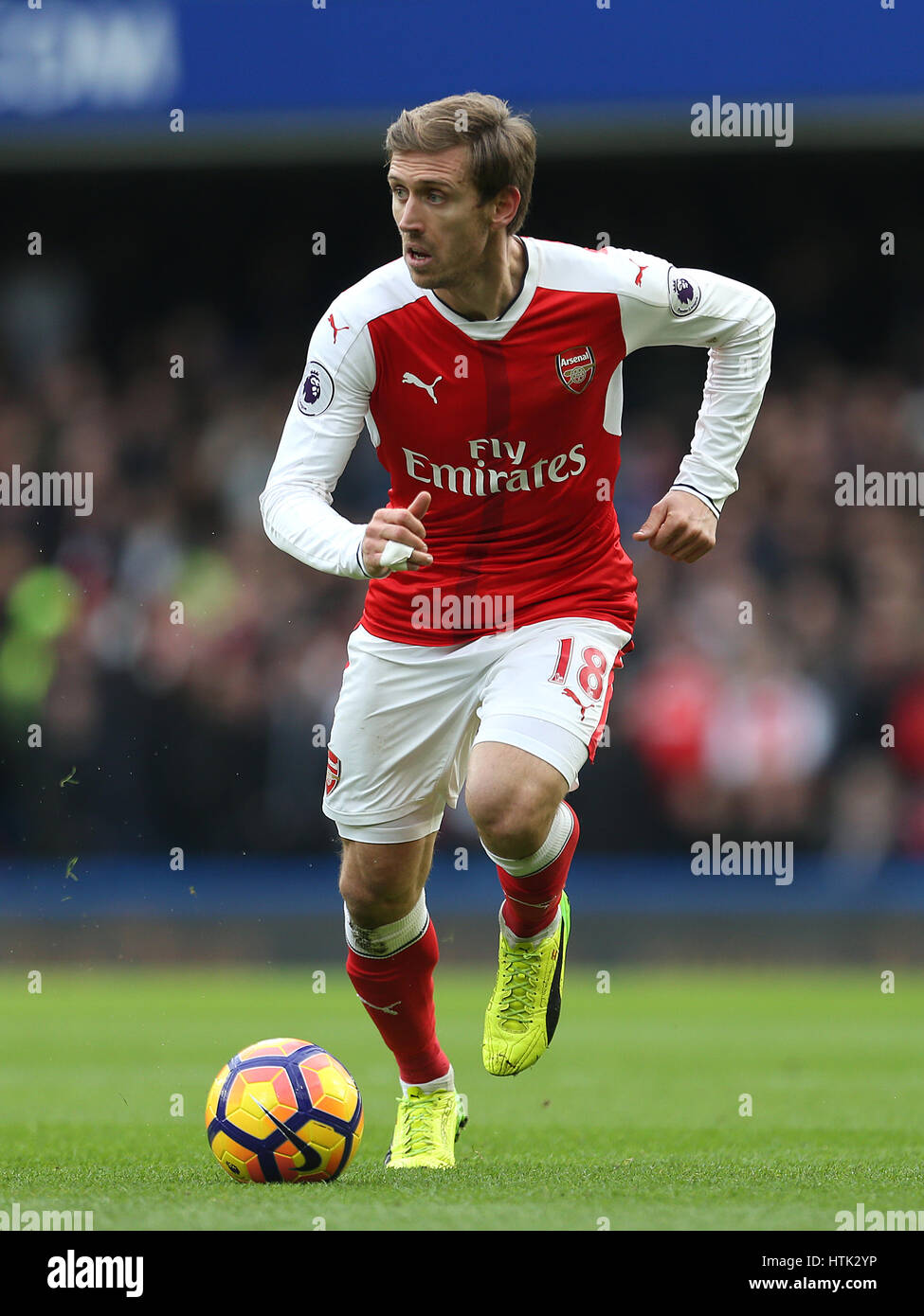 Arsenal's Nacho Monreal Stock Photo - Alamy
