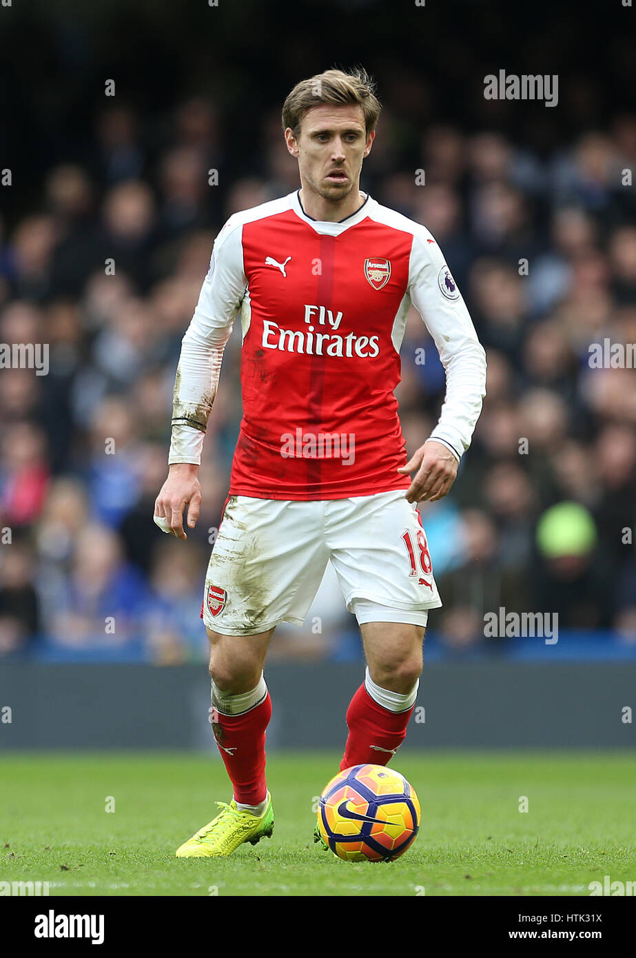 Arsenal's Nacho Monreal Stock Photo - Alamy