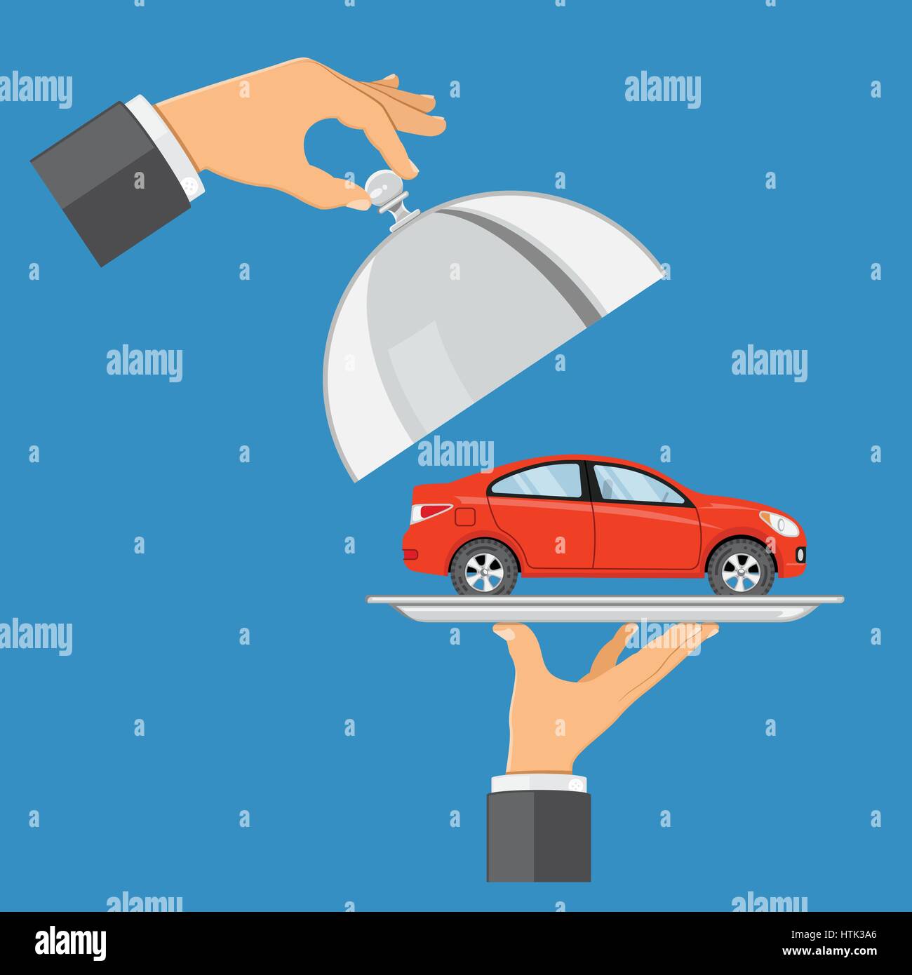 Deal on car Stock Vector Images - Alamy