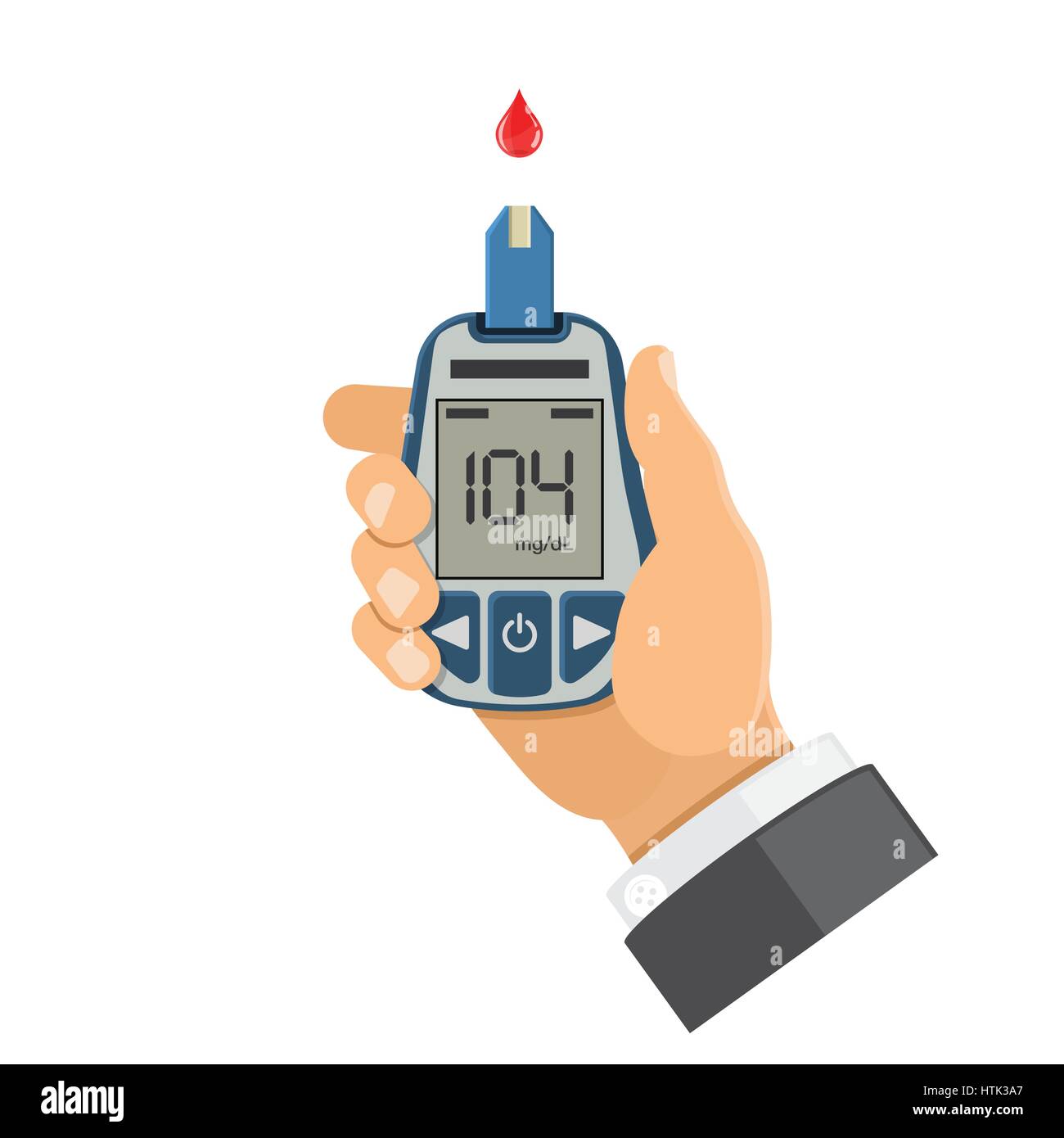 Glucose level control technology Cut Out Stock Images & Pictures - Alamy